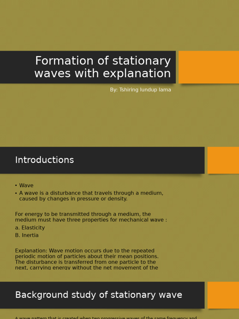 Stationary wave | PDF | Waves | Physical Phenomena