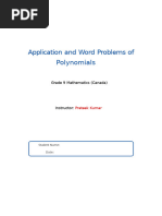 Real-Life Applications of Polynomials | PDF