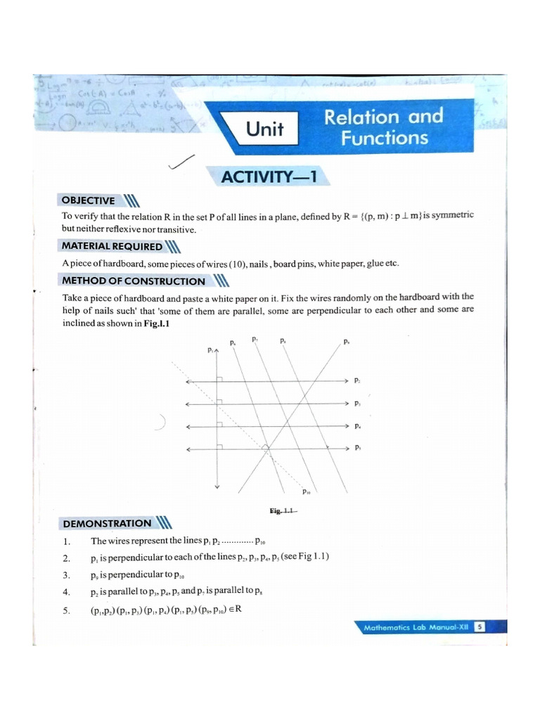 ?Class 12th Mathematics Activities ?[1] | PDF