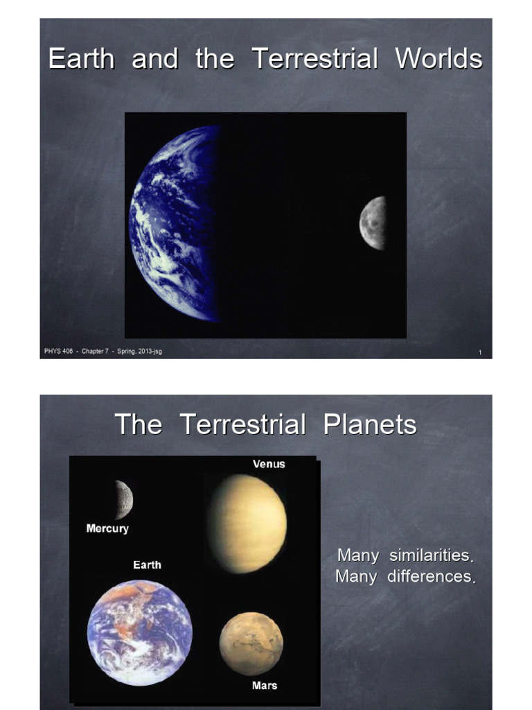 Earth and Terrestrial Planetary Science | PDF | Magnetosphere | Mercury ...