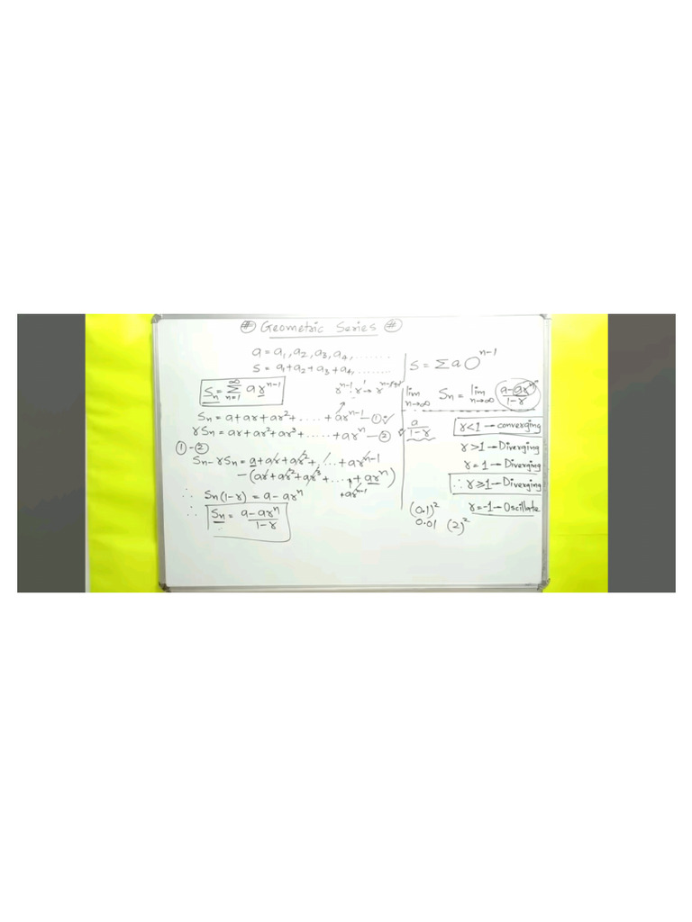 Maths Sequence and Series | PDF