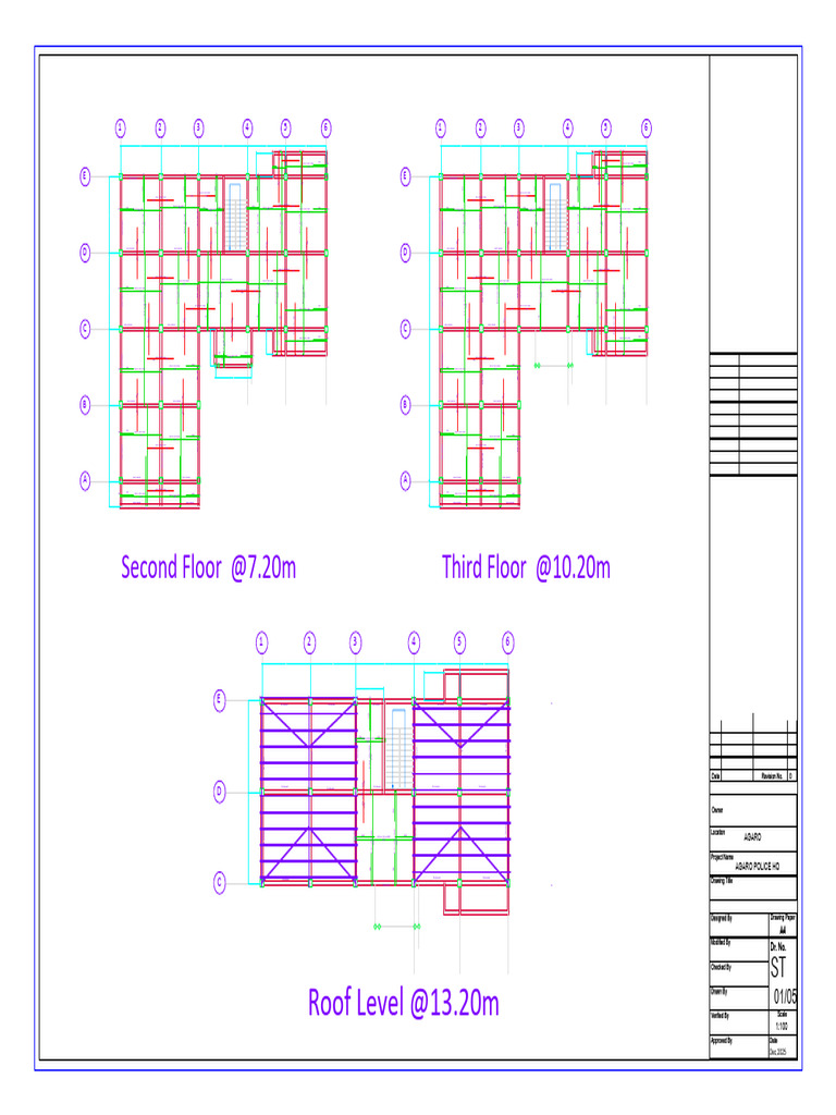 AGARO Police HQ Structural Drawing | PDF