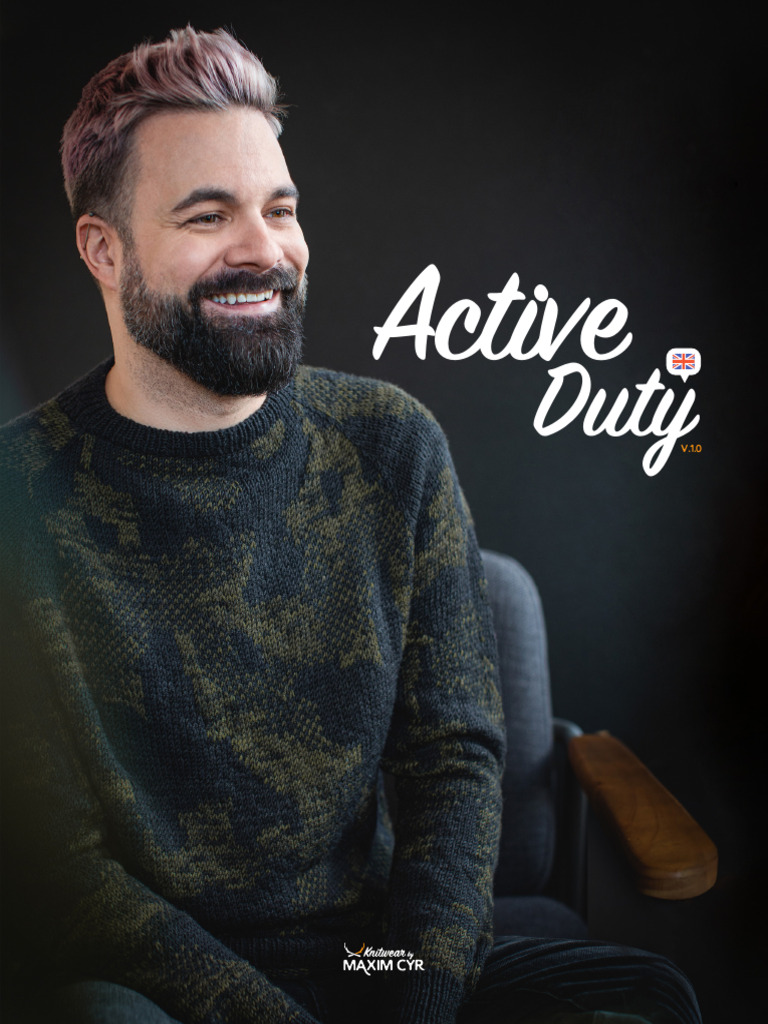 Active Duty sweater - Maxim Cyr v1_EN.PDF | PDF | Knitting | Handicrafts