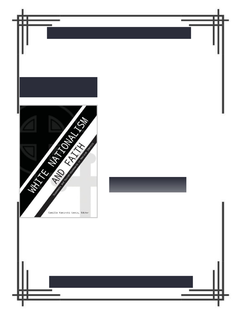 White Nationalism and Faith Camille Kaminski Lewis eBook digital ...