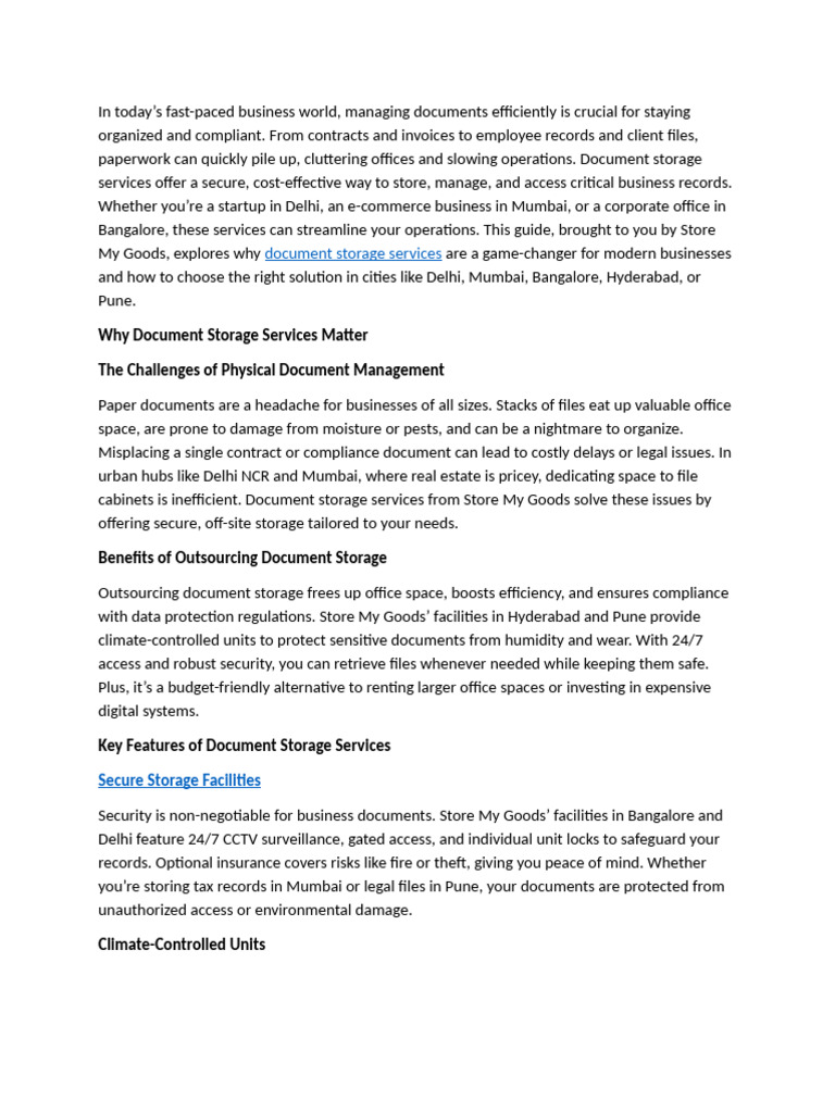 Done - Document Storage Services a Smart Solution for Modern Businesses ...
