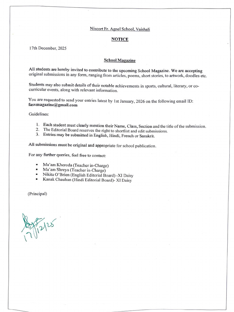 School Magazine Circular | PDF