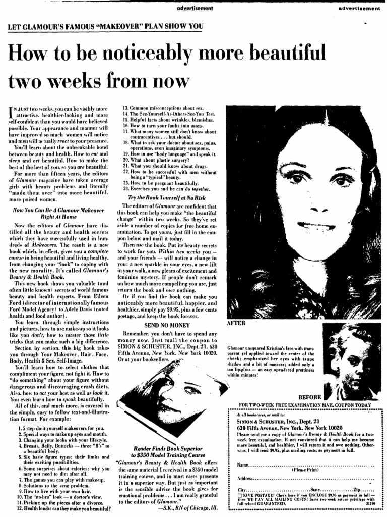 Glamour's 2-Week Beauty Makeover Guide | PDF