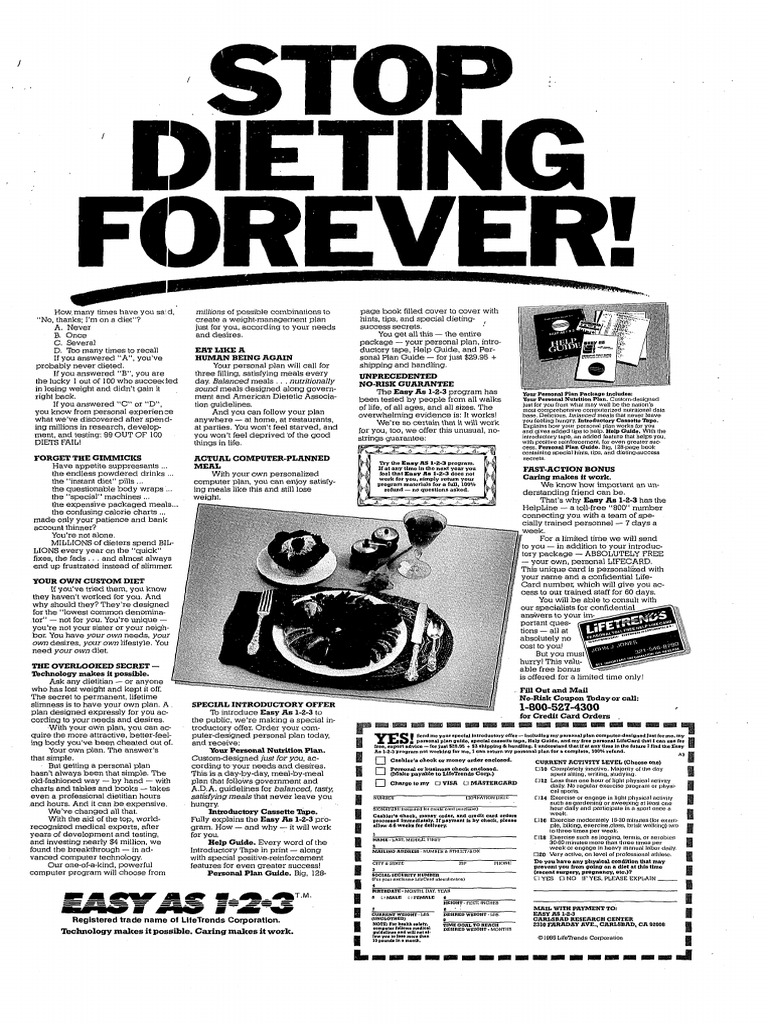 Stop Dieting Forever | PDF | Dieting | Management Of Obesity
