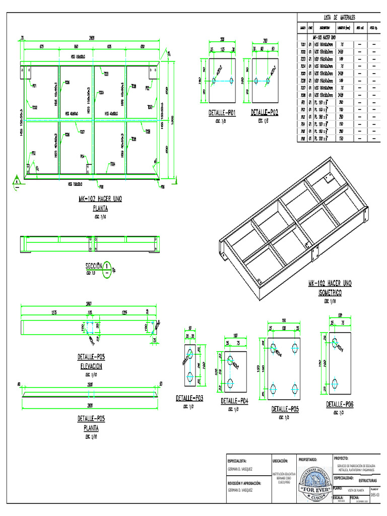 Plano Despiece Mk-102 | PDF