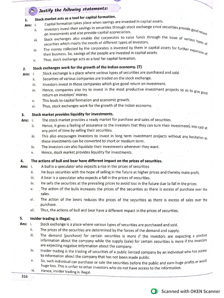 XII SP Ch.12 Justify and Case Study | PDF