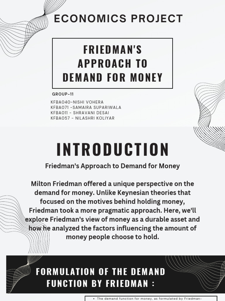 Understanding National Income in Economics | PDF | Demand For Money ...