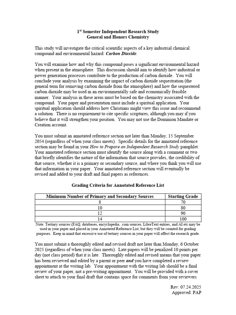 2025Q1_Final_1st Sem Chem Independent Research Study (CO2 Sequestration ...