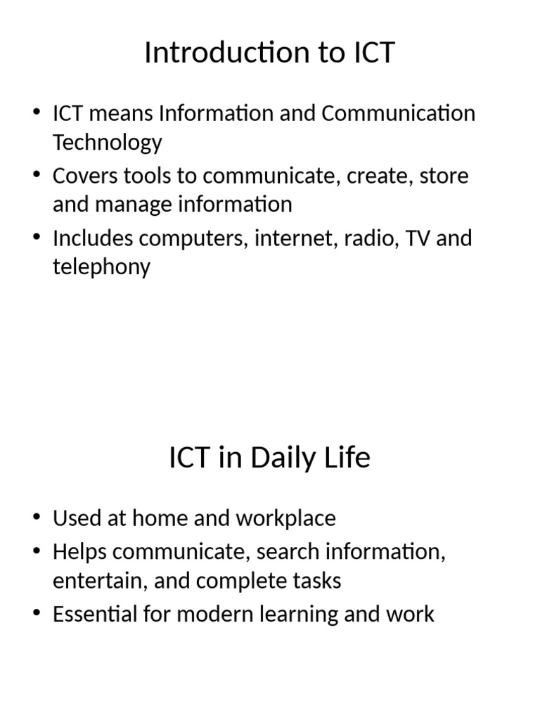 ICT Skills 9 Slides | PDF