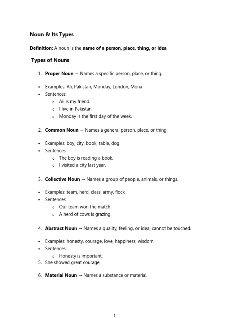 Noun | PDF