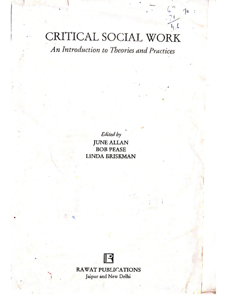Critical Social Work . | PDF