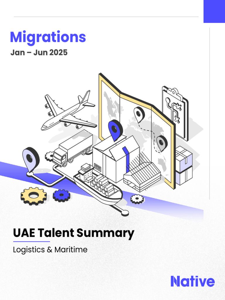 UAE Talent Migrations Report 2025 | PDF | Logistics | Business