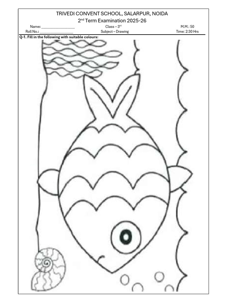 Class 3rd Drawing | PDF