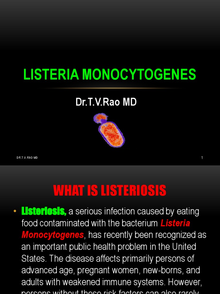 Listeria Monocytogenes | PDF | Bacteria | Meningitis