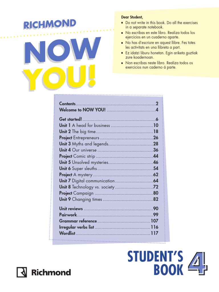 Sample SB4 1 | PDF | Verb | Grammatical Tense