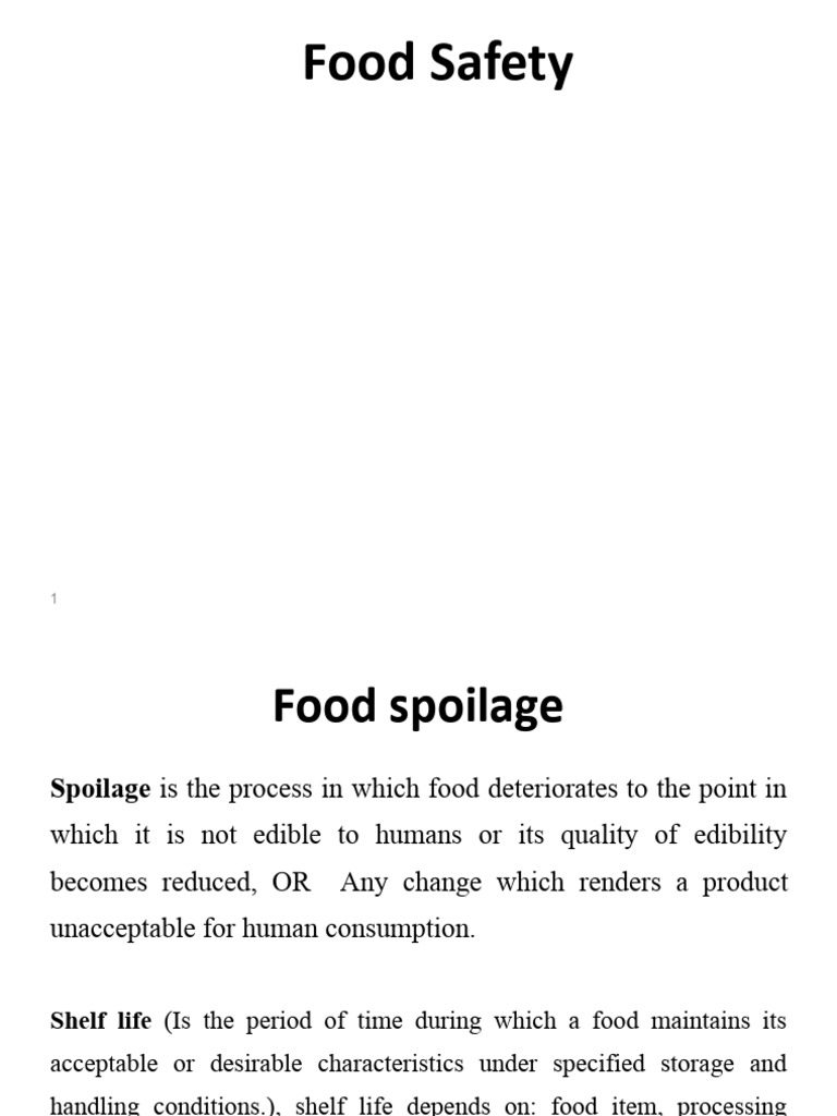 4-Food Safety | PDF | Foodborne Illness | Foods