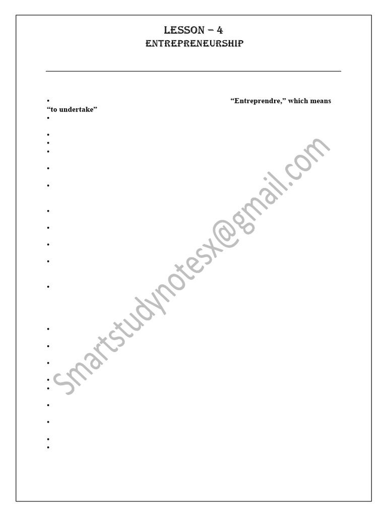 L -4 Entrepreneurship | PDF | Entrepreneurship | Social Entrepreneurship