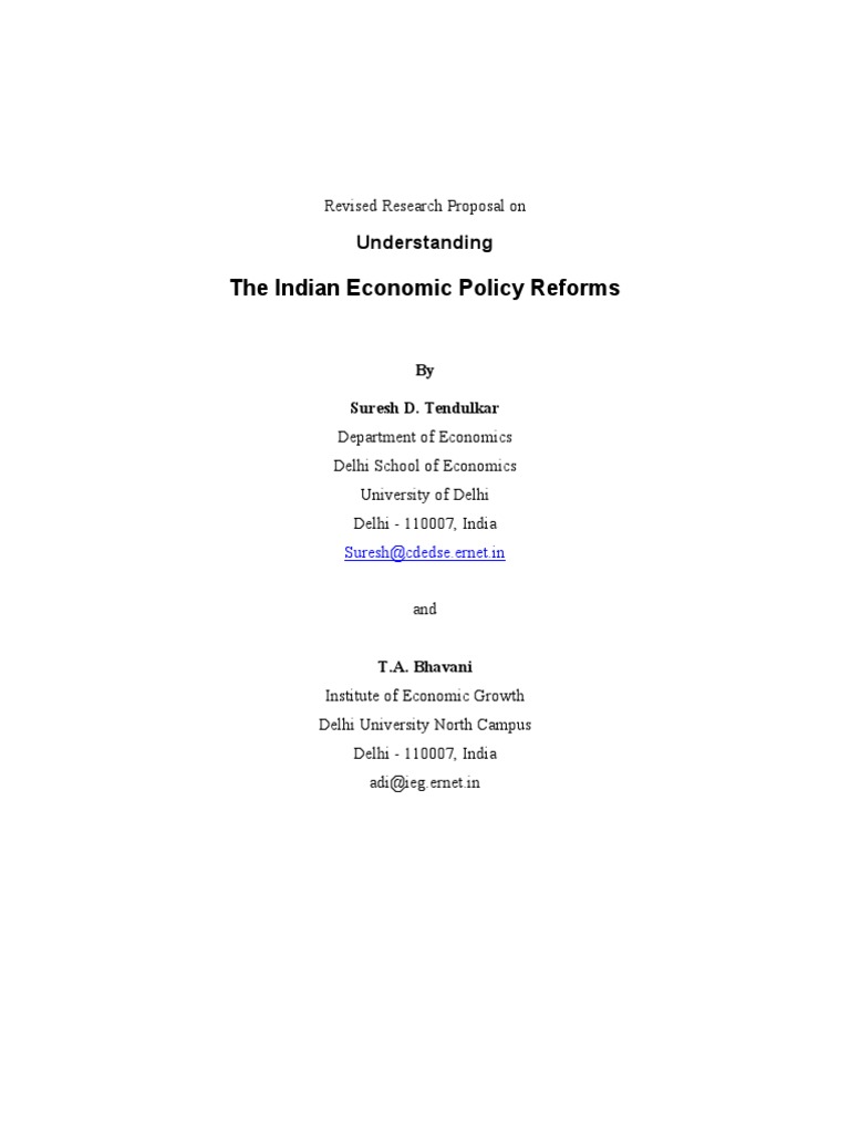 India Proposal 2 | PDF | Investing | Taxes