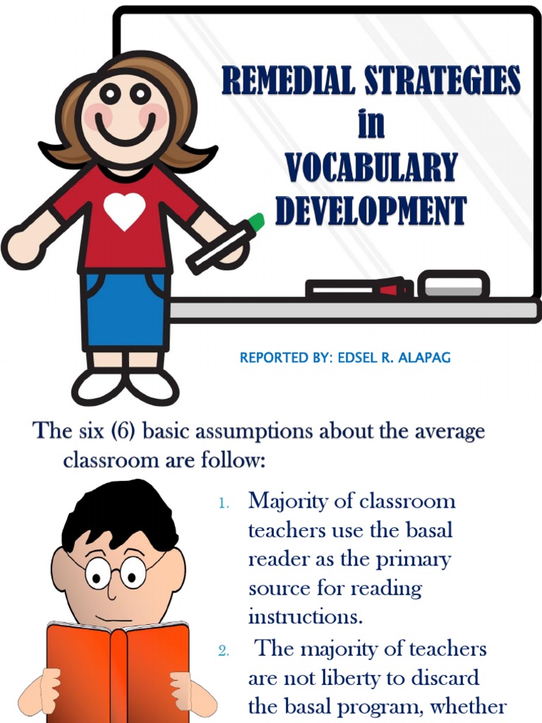 Remedial Strategies | PDF | Reading (Process) | Vocabulary