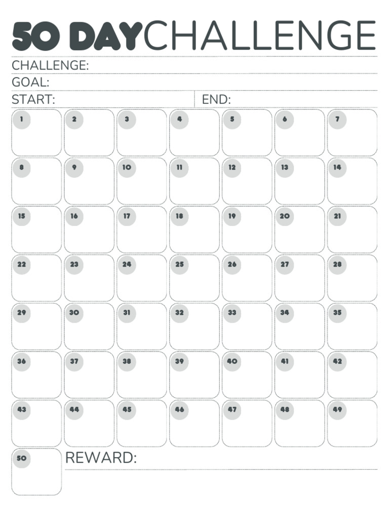 50 Day Challenge | PDF