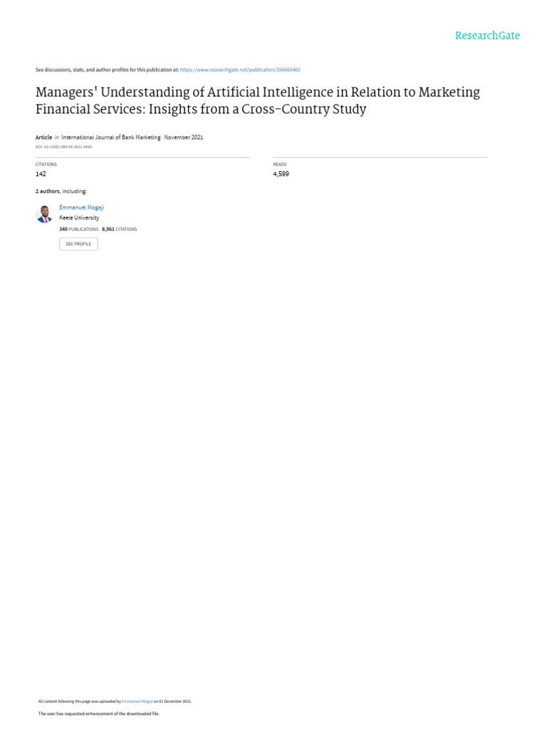 Managers_ Understanding of Artificial Intelligence in Relation to ...