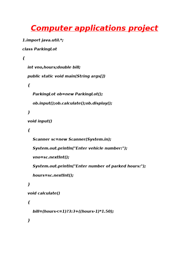 Computer applications project (2) | PDF | String (Computer Science ...
