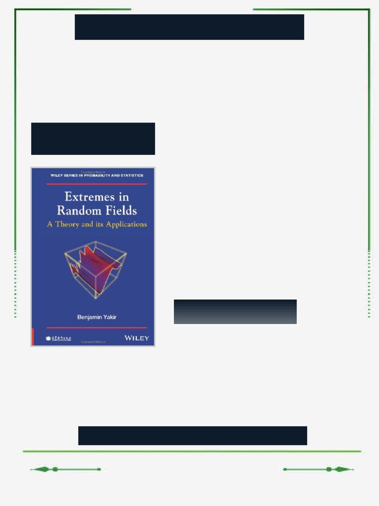 Extremes in Random Fields A Theory and its Applications 1st Edition ...