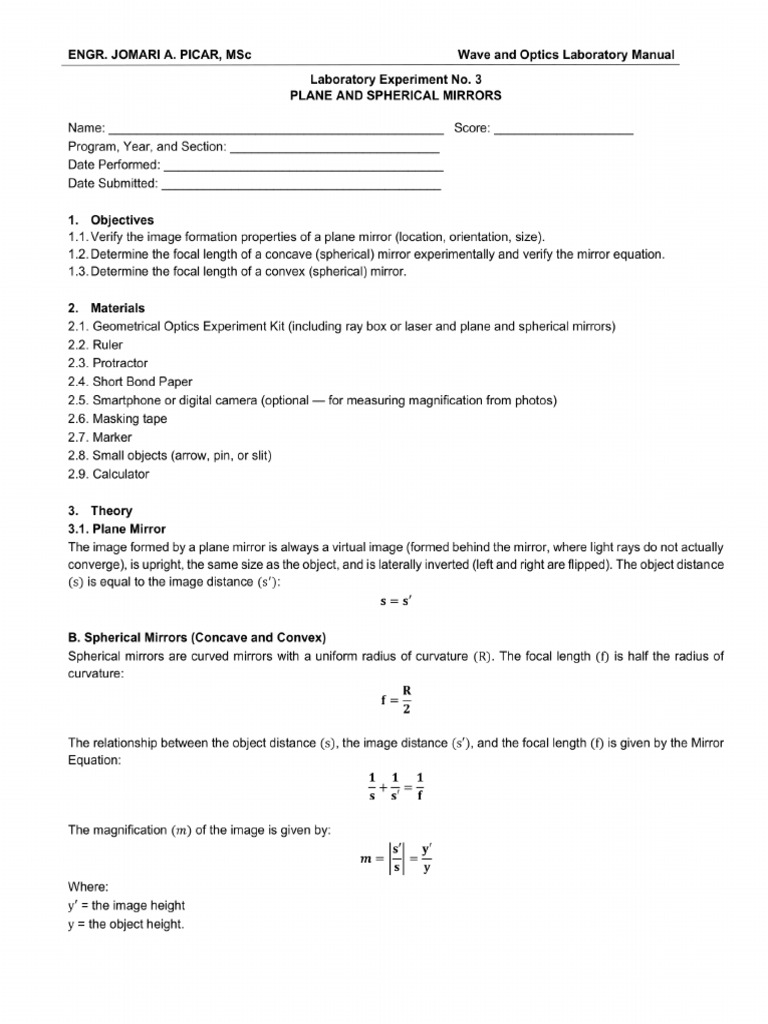Laboratory Experiment No. 03 | PDF