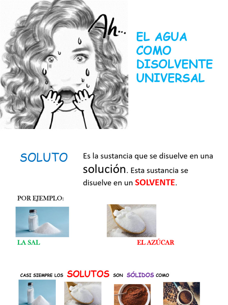 El Agua Disolvente Universal | PDF