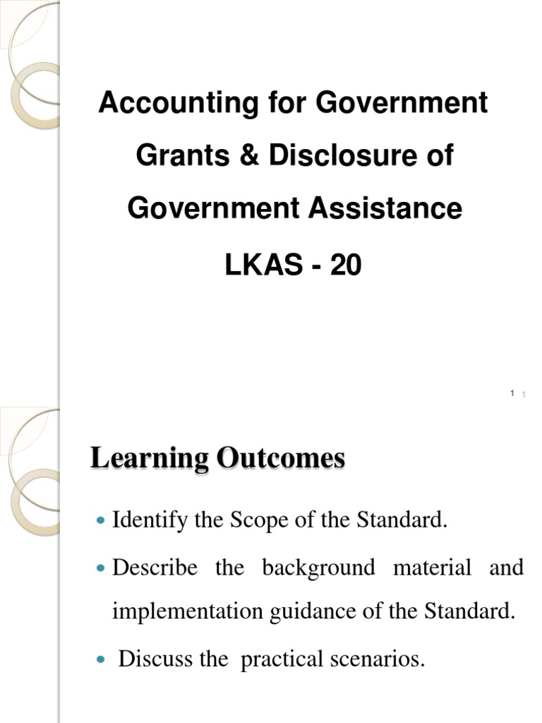 Government Grant - LKAS 20 | PDF | Loans | Depreciation