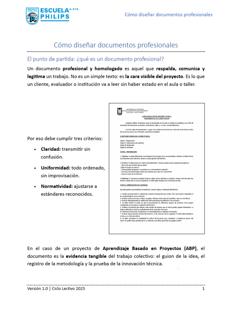 Cómo Diseñar Un Documento Profesional de ABP | PDF | Serif | Tipografía