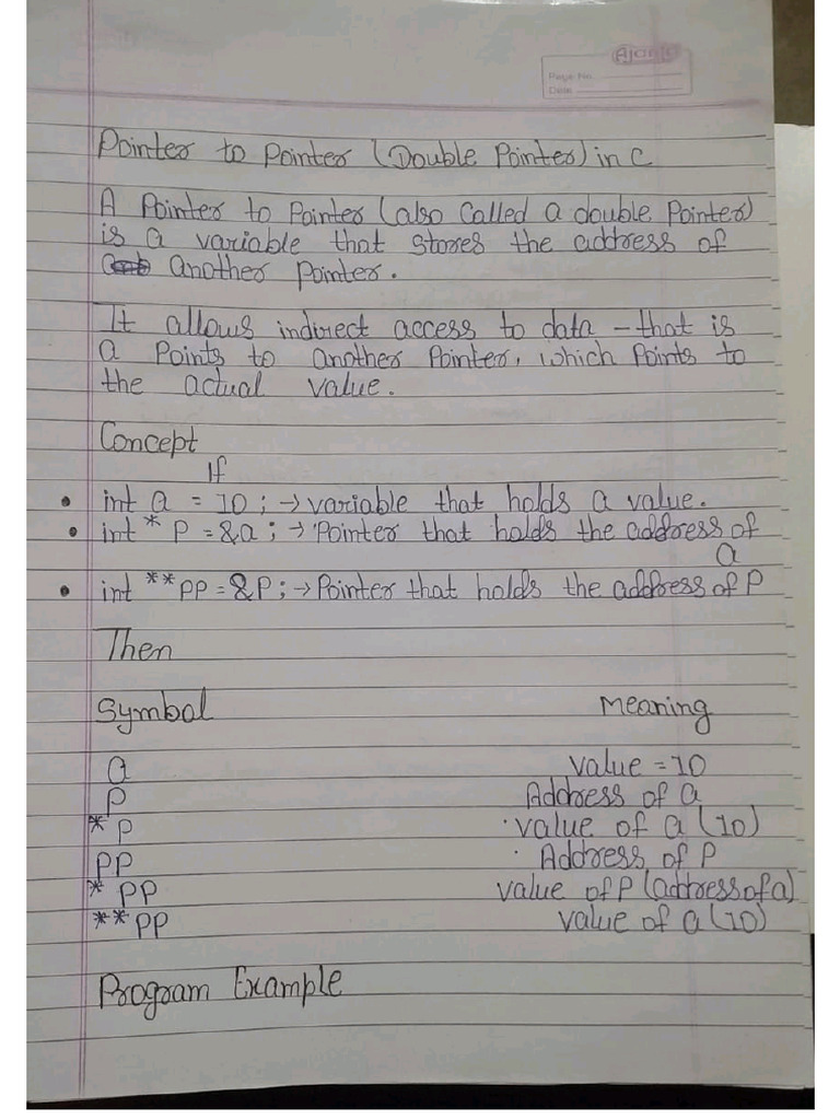 Pointer | PDF
