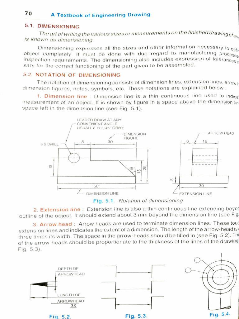 Engineering Drawing: Dimensioning Guide | PDF | Dimension | Drawing