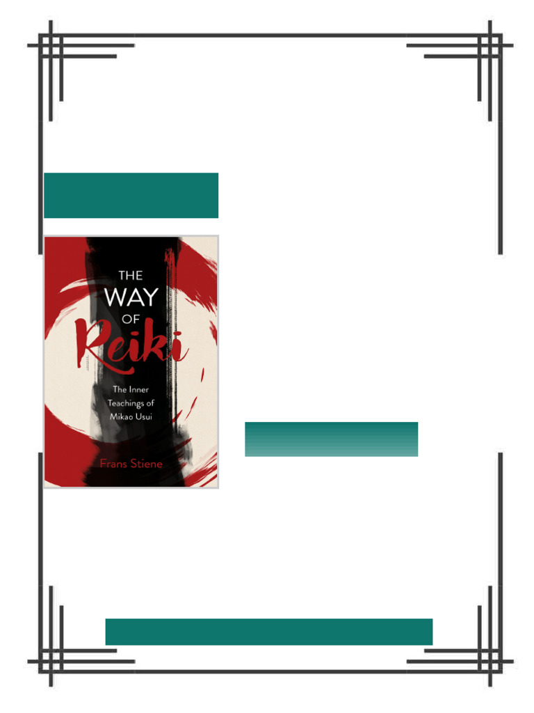 Way of Reiki The The Inner Teachings of Mikao Usui 1st Edition Stiene ...