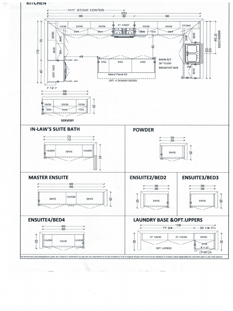 103 Design Dimentions | PDF