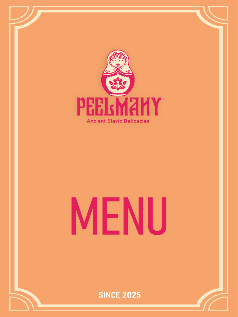 Menu Brand Peelmany | PDF