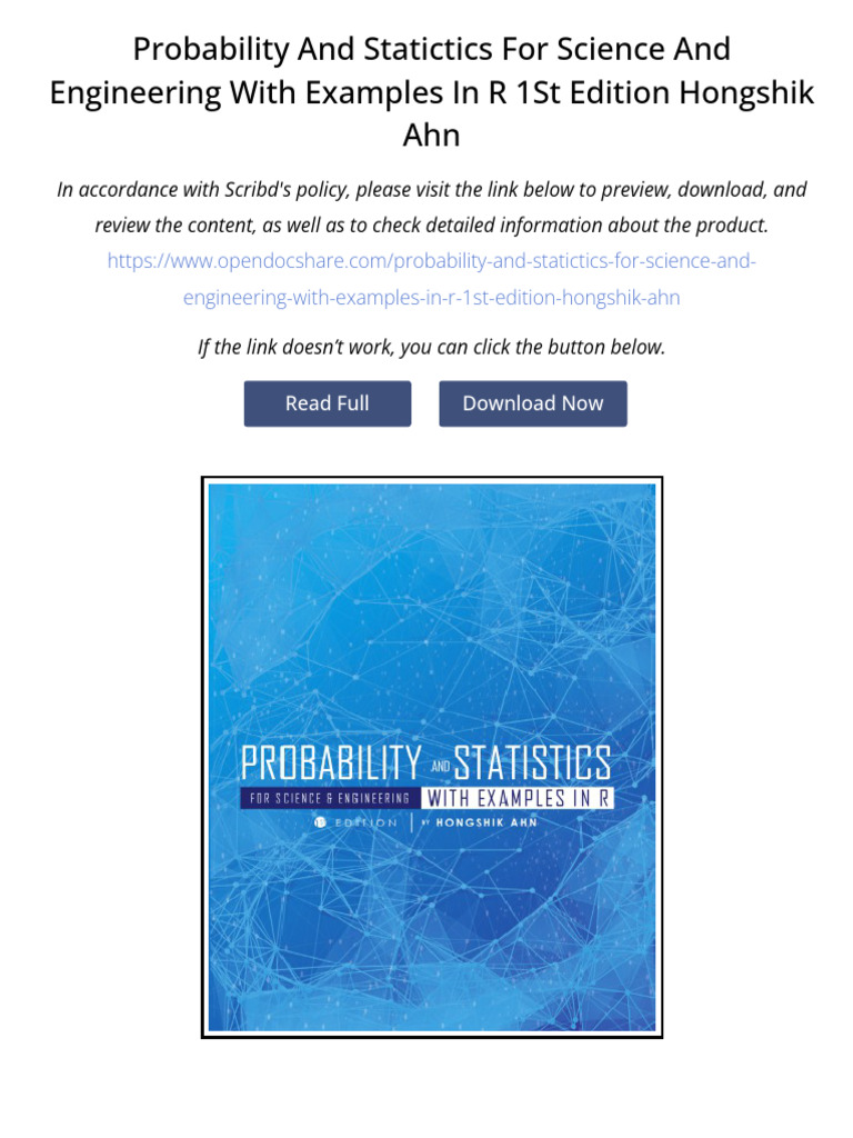 Probability and Statictics for Science and Engineering with Examples in ...