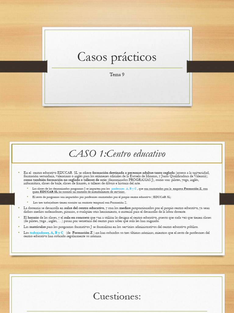 CASOS PRÃ CTICOS TEMA 9 | PDF | Daños y perjuicios