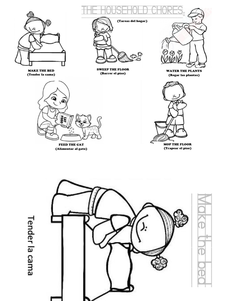 Household Chores in Spanish | PDF