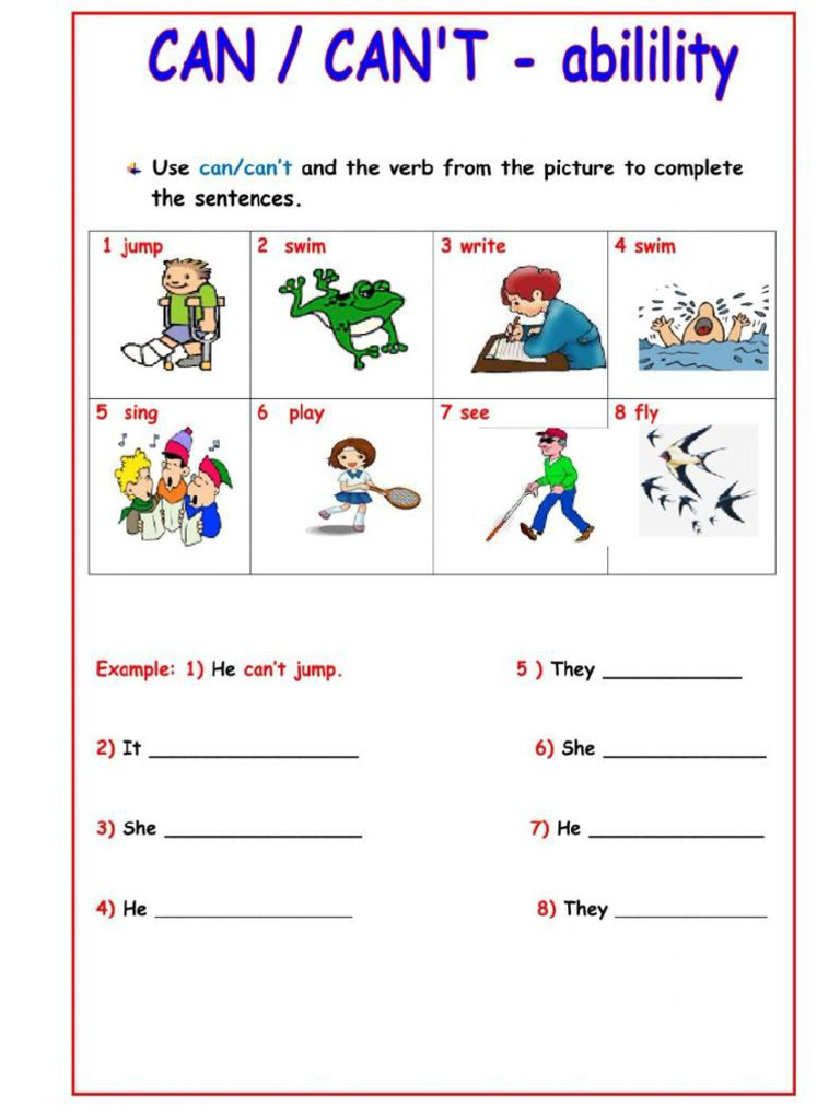 Can Verb | PDF