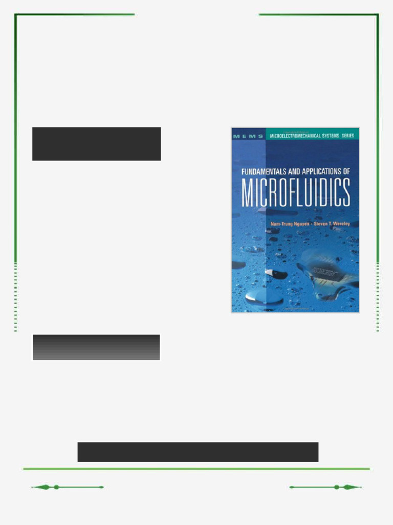 Fundamentals and Applications of Microfluidics Artech House ...