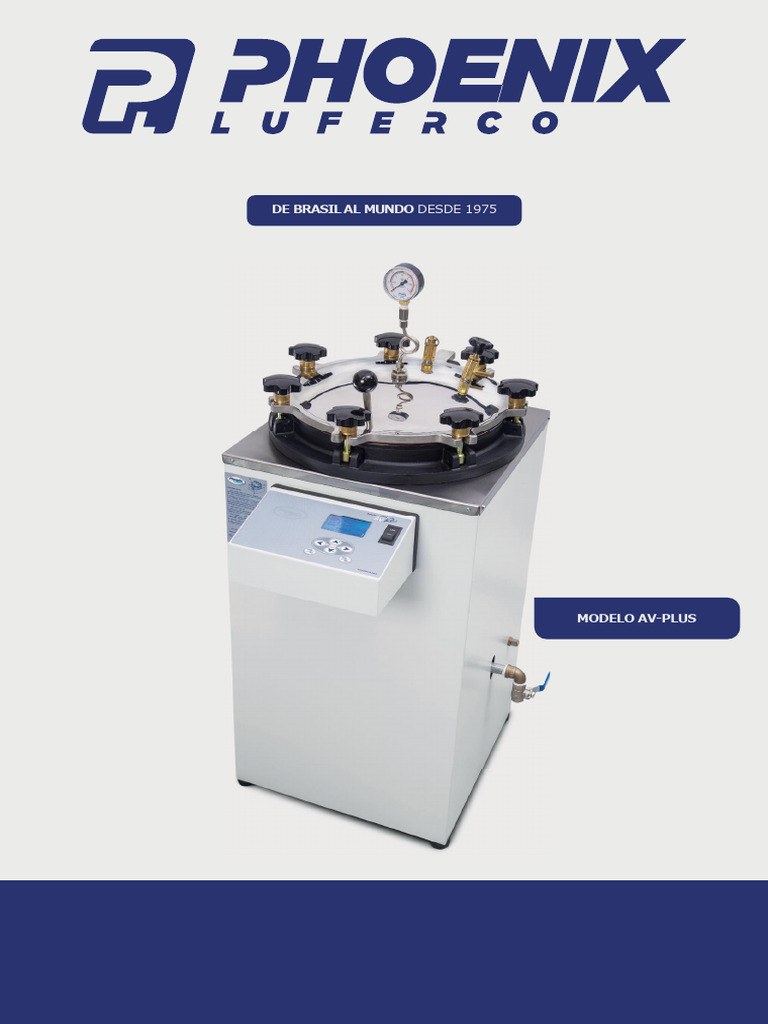 2 AUTOCLAVE Folleto Tecnico - AV Plus | PDF | Esterilización ...