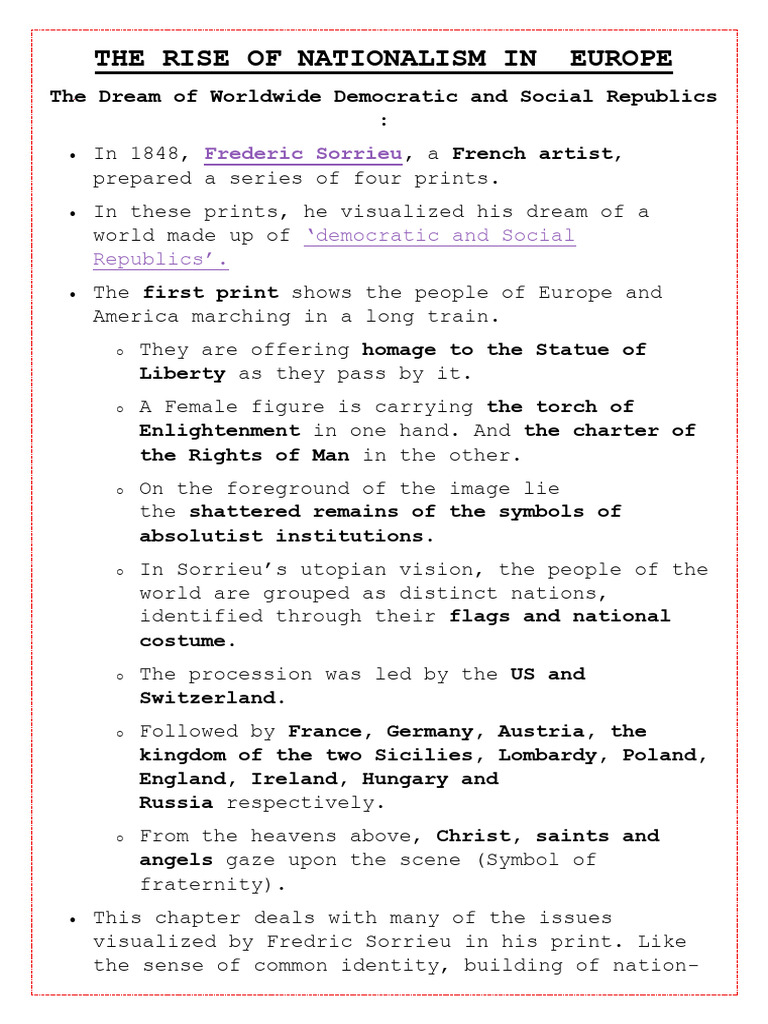 Nationalism's Emergence in 19th Century Europe | PDF | Kingdom Of ...