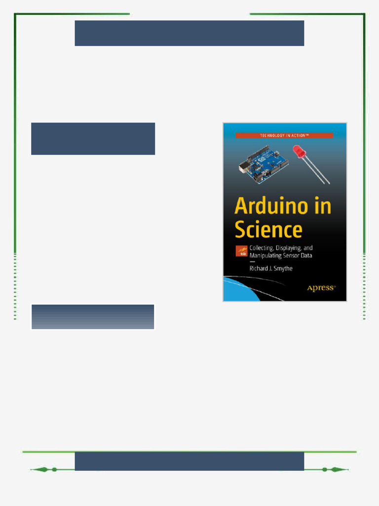 Arduino in Science: Collecting, Displaying, and Manipulating Sensor ...