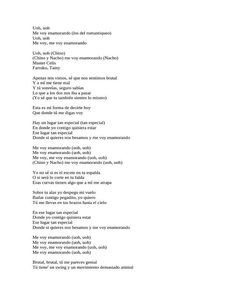 Me Voy Enamorando | PDF