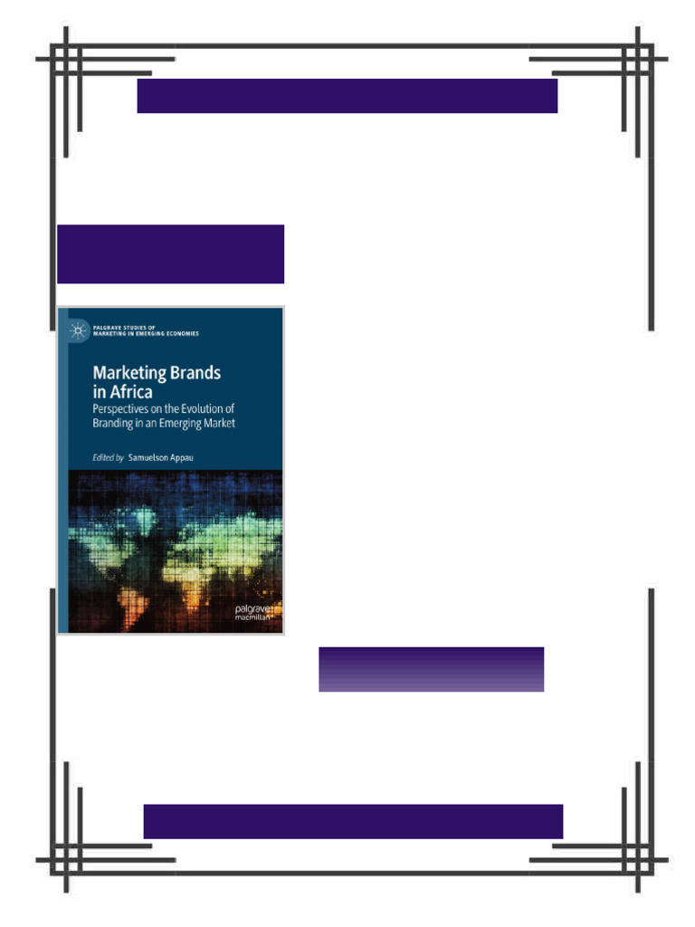 (EBOOK PDF) Marketing Brands in Africa Perspectives on the Evolution of ...